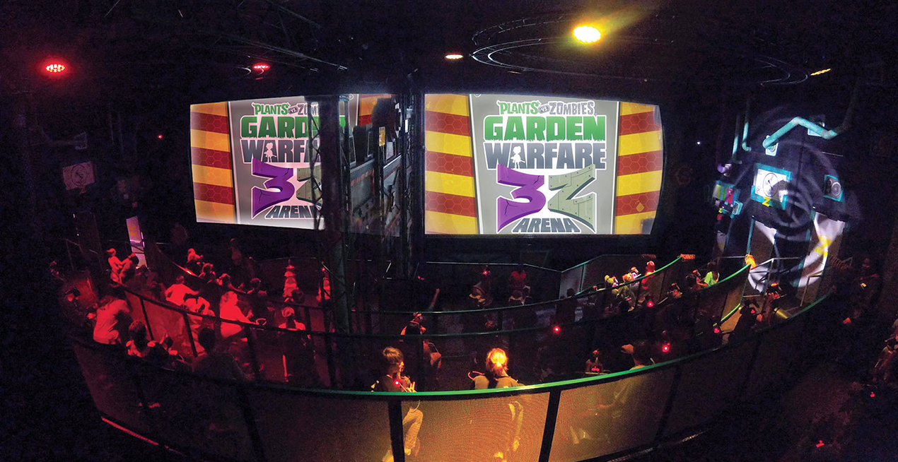 Plants VS Zombies Garden Warfare: 3Z Arena, Carowinds, USA - Alterface ...